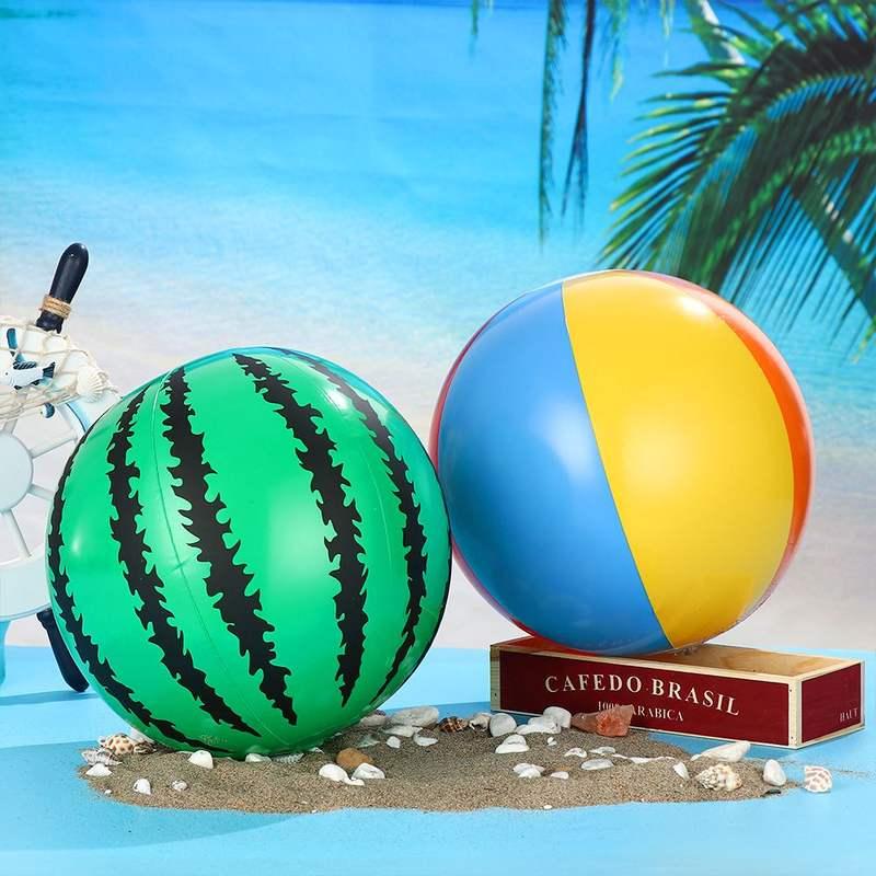Colorful Inflatable Beach Ball for Swimming Pool Party and Beach Games ...