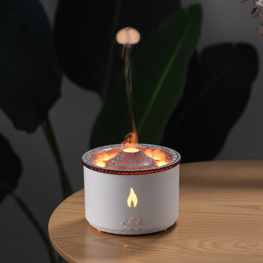 New Creative Ultrasonic Essential Oil Humidifier Volcano Aromatherapy ...