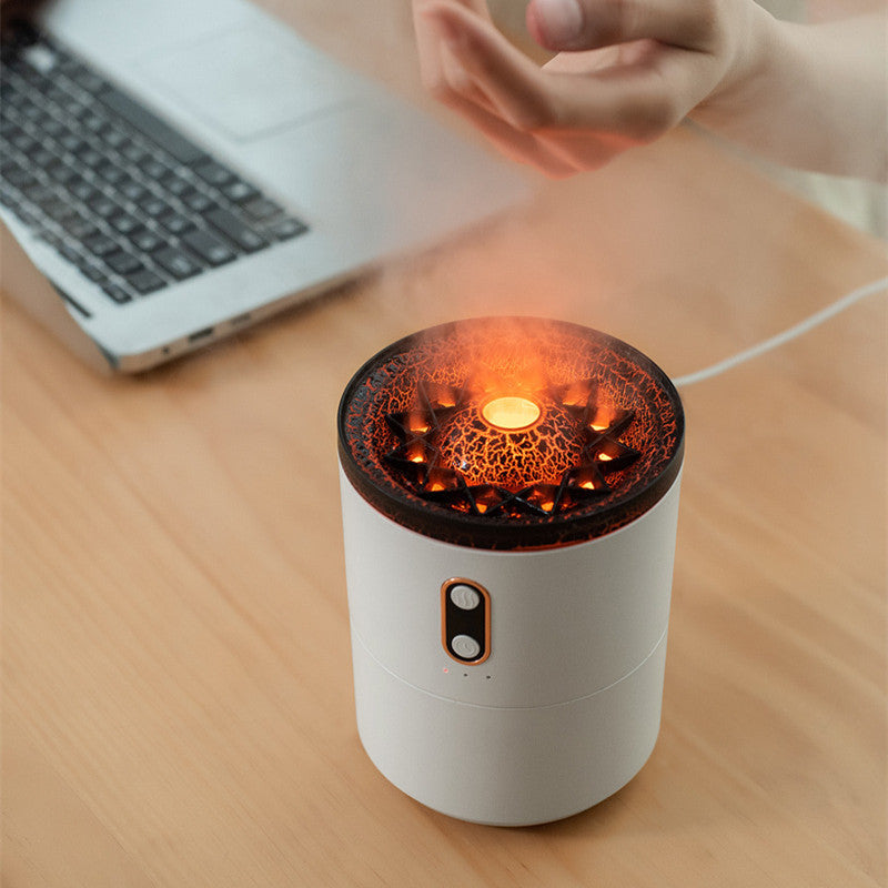 New Creative Ultrasonic Essential Oil Humidifier Volcano Aromatherapy ...