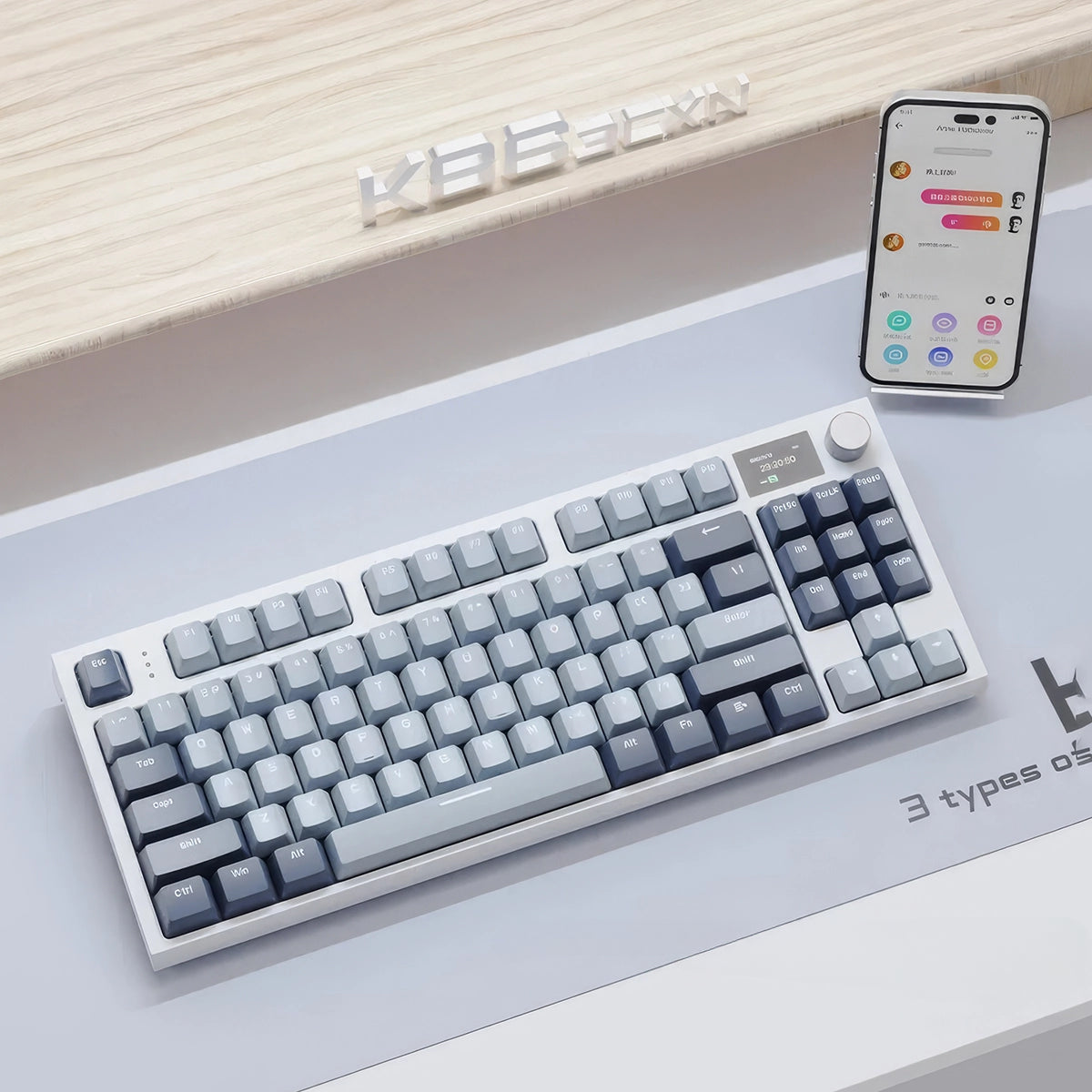 Wireless Hot-Swappable Mechanical Keyboard: Enhanced Typing & Gaming E ...