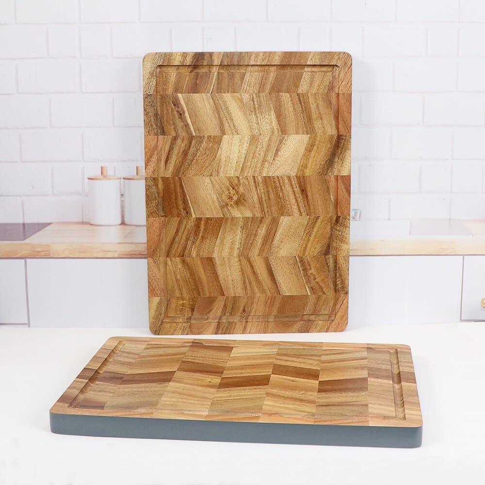 Wave Pattern Acacia Wood Cutting Board – Trendha